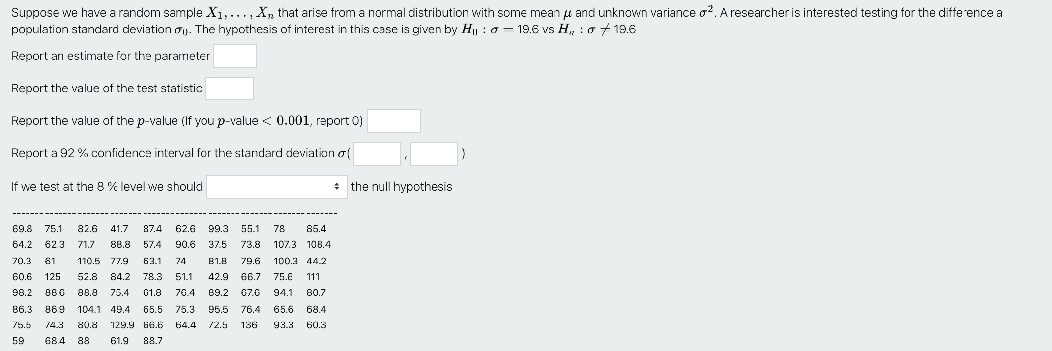Solved Suppose we have a random sample X1, ..., Xn that | Chegg.com