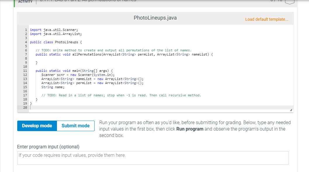 Solved: Import Java.util.Scanner; Import Java.util.ArrayLi... | Chegg.com Solved: Import Java.util.Scanner; Import Java.util.ArrayLi... | Chegg.com