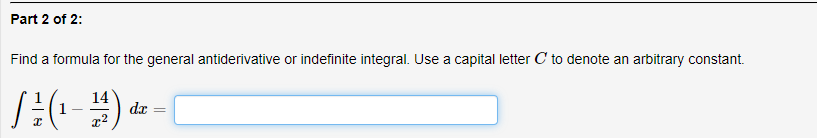 Solved (1 point) Part 1 of 2: This is a multi-part problem. | Chegg.com