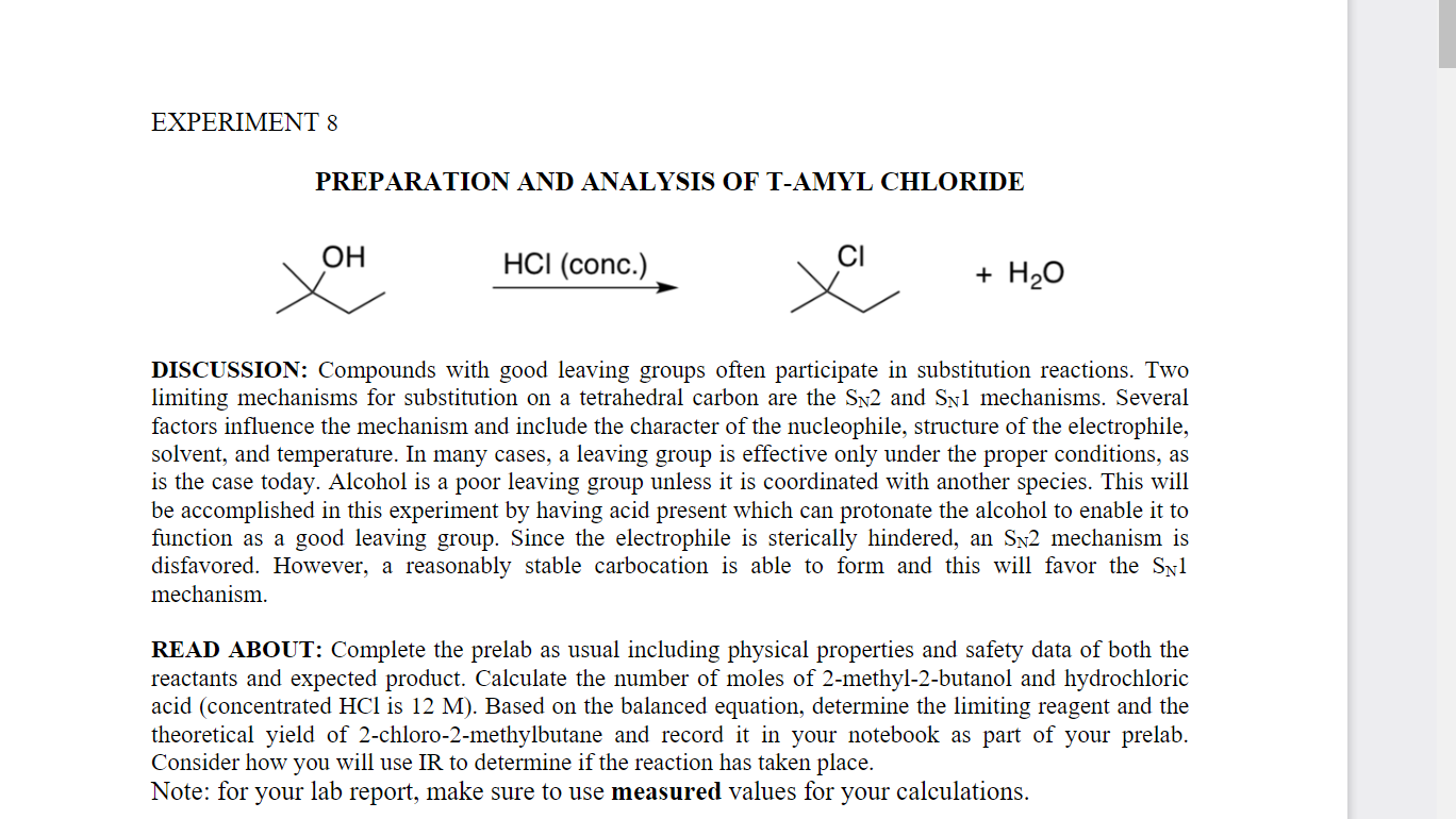 Solved Calculate the number of moles of 2-methyl-2-butanol | Chegg.com