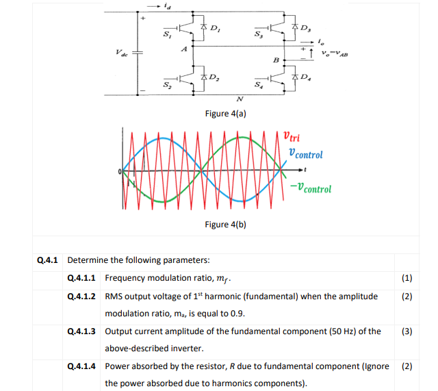 Solved The input of the inverter shown in Figure 4(a) is | Chegg.com