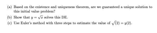 Solved 12 Consider The First Order Nonlinear Differential