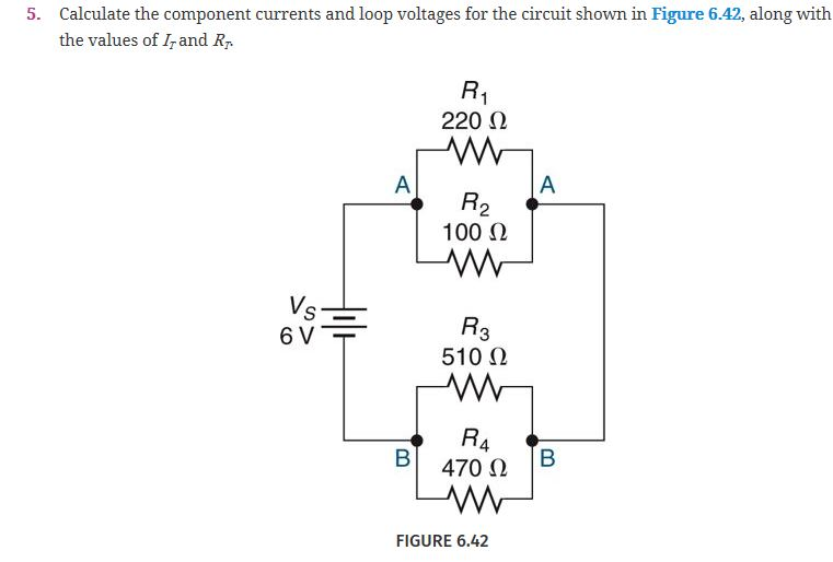 Solved Calculate the component voltages and branch currents | Chegg.com