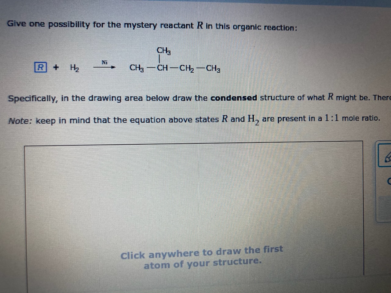 Solved Give one possibility for the mystery reactant R in | Chegg.com