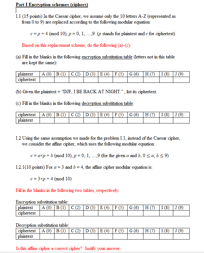 Solved c=p+4(mod10),p=0,1,…,9 ( p stands for plaintext and c | Chegg.com