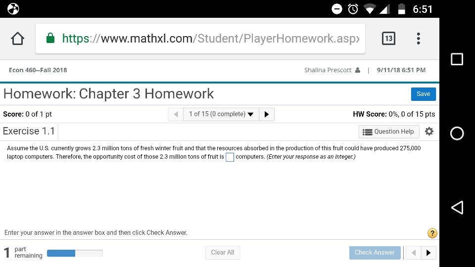 Solved https://www.mathxl.com/Student/PlayerHomework.asp 13 | Chegg.com