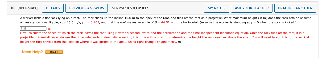 Solved from rest. (a) Find the speed the block has as it | Chegg.com