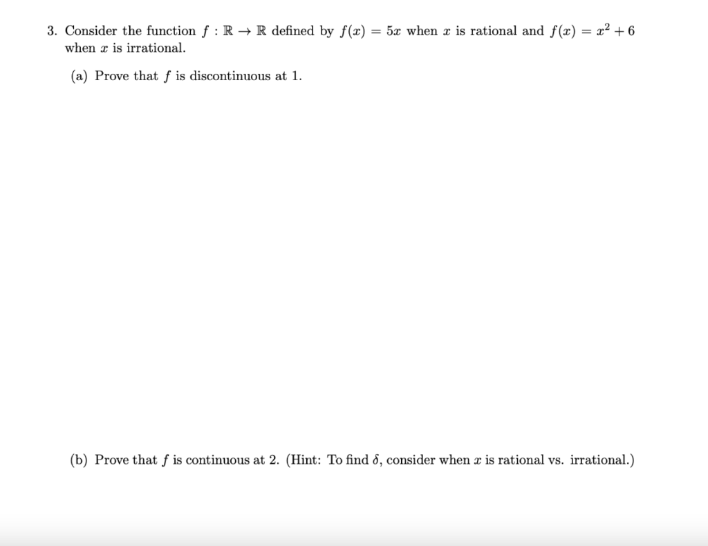 Solved Consider the function f : R→ R defined by f(x) = 5x | Chegg.com