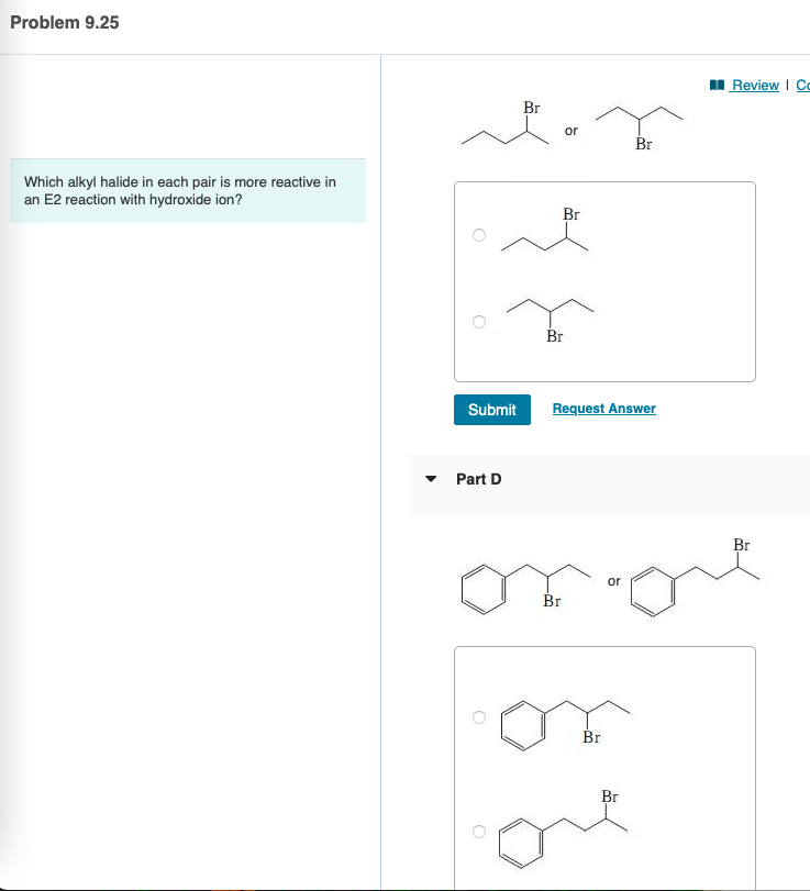 Solved Which alkyl halide in each pair is more reactive in | Chegg.com