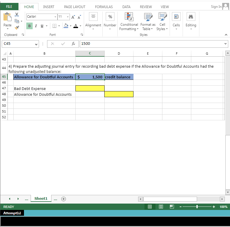 Solved XDS ? - Aging of accounts receivable method - Excel | Chegg.com