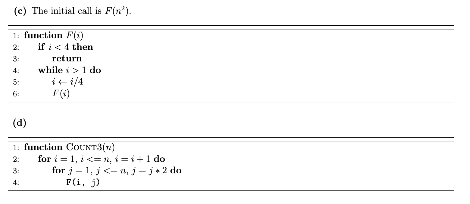 Solved Derive an exact closed form bound in terms of n on | Chegg.com