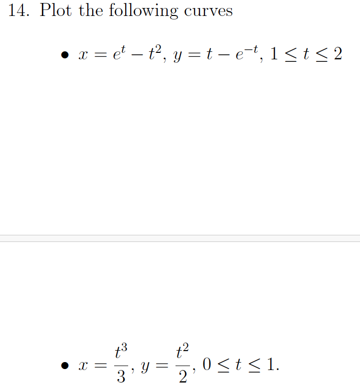 Solved Plot the following | Chegg.com