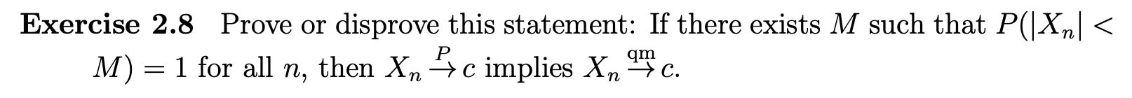 Solved Exercise 2.8 Prove or disprove this statement: If | Chegg.com