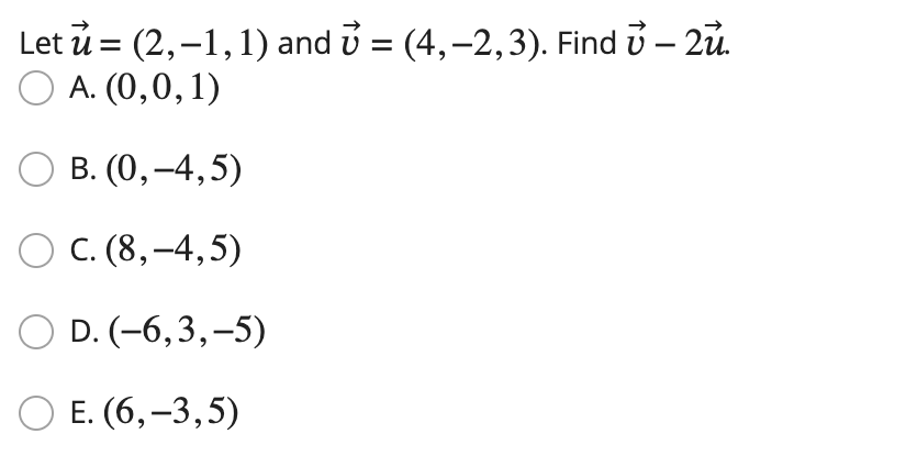Solved Given the points P(2,0,−5) and Q(0,5,7), find the | Chegg.com