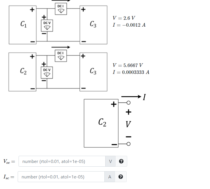 Solved Three circuit devices, C1, C2, and C3, each with two | Chegg.com