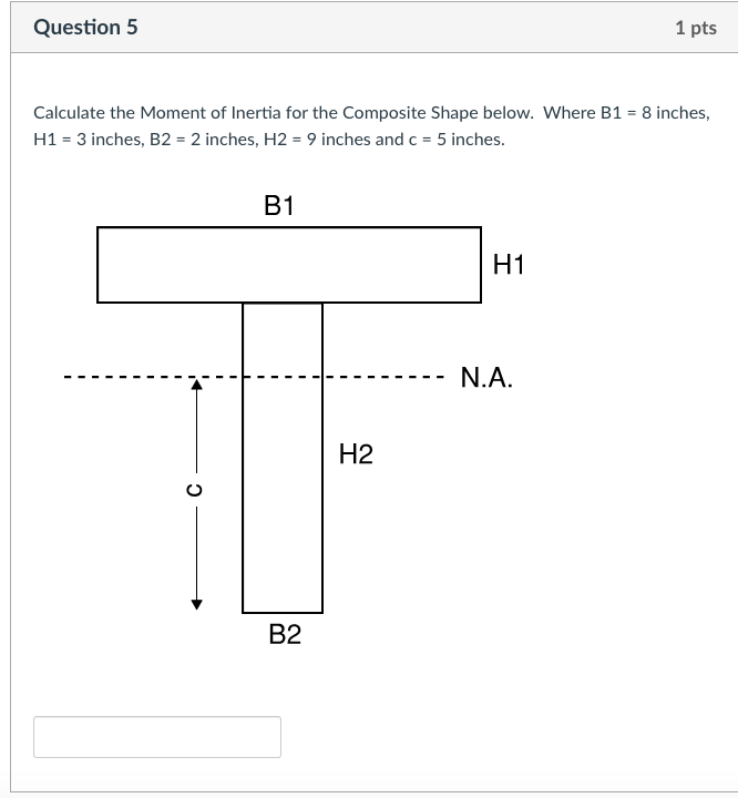Solved Calculate the Moment of Inertia for the Composite | Chegg.com