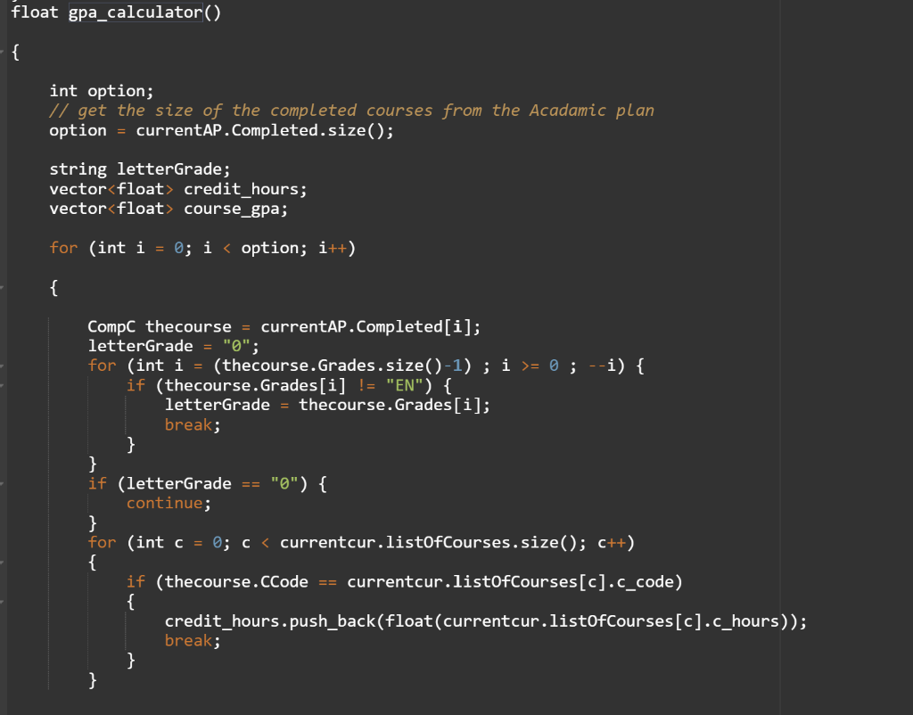 Solved Calculate and display the predicted GPA of the | Chegg.com