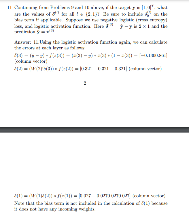 Let W(l) be the transfer matrix from layer l to layer | Chegg.com