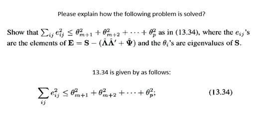 Solved Please explain how the following problem is solved? | Chegg.com