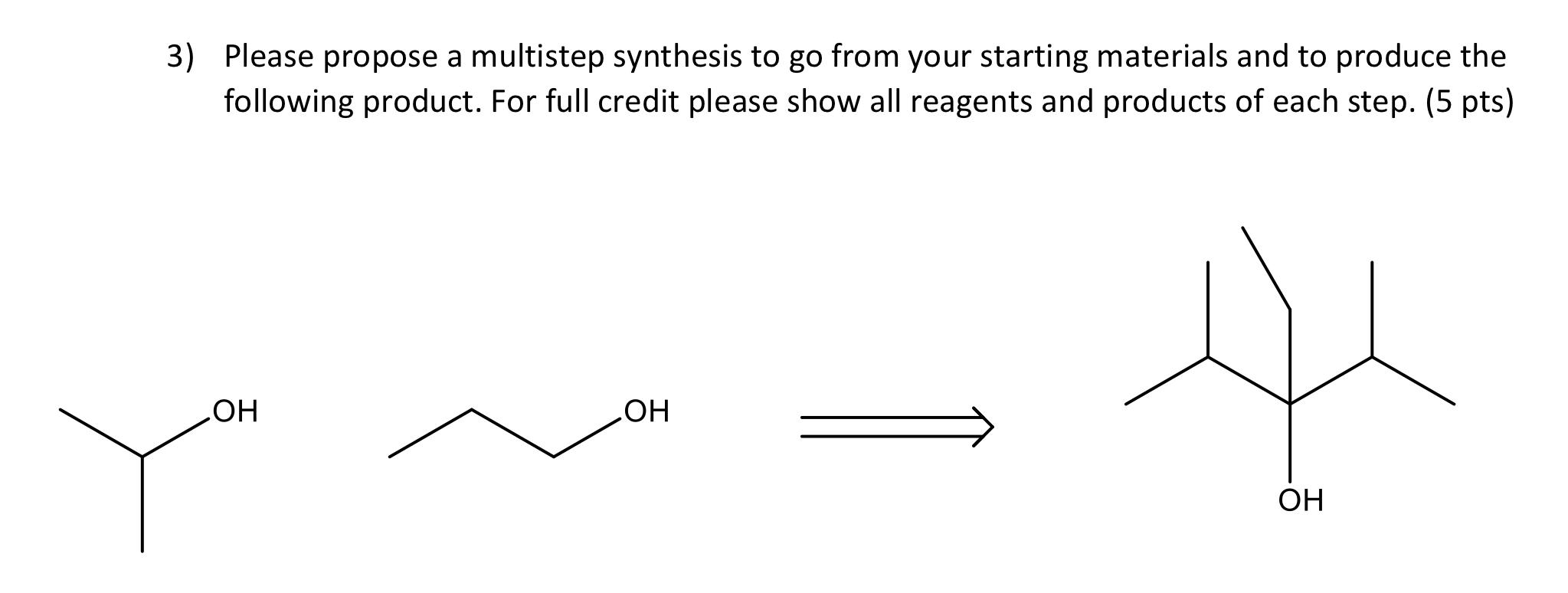 Solved 3) Please propose a multistep synthesis to go from | Chegg.com