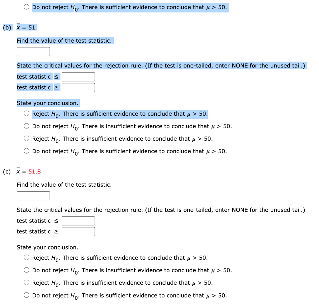 Solved O Do not reject Ho. There is sufficient evidence to | Chegg.com