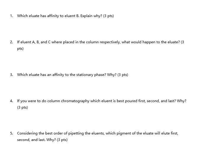 Solved B. Use the table below to answer the questions. | Chegg.com
