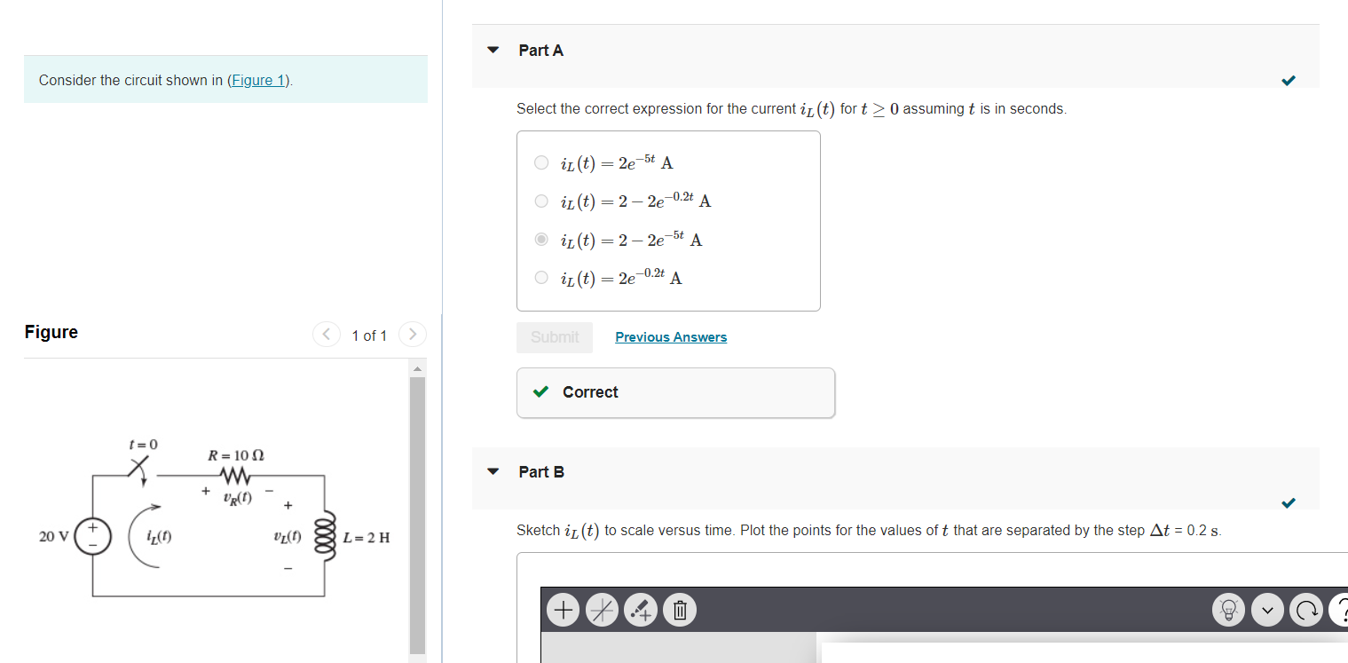 Solved Consider the circuit shown in (Figure 1). Select the | Chegg.com