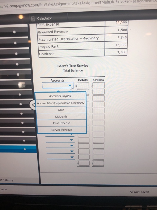 Solved Prepare a Trial Balance. NEED HELP ASAP Example of | Chegg.com