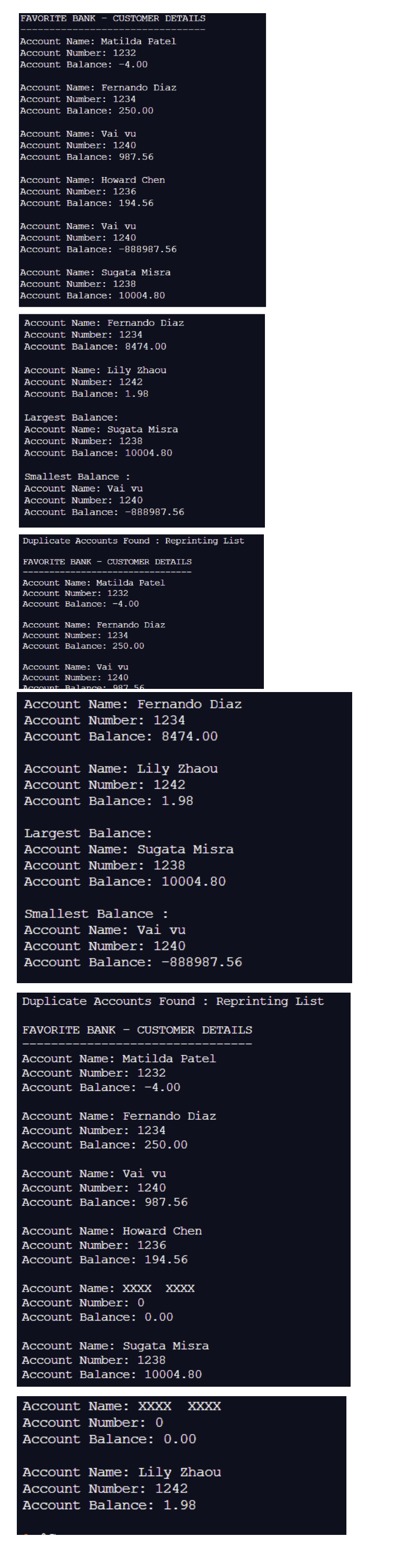 Solved C++ Specifications: You will continue to work on 3 | Chegg.com