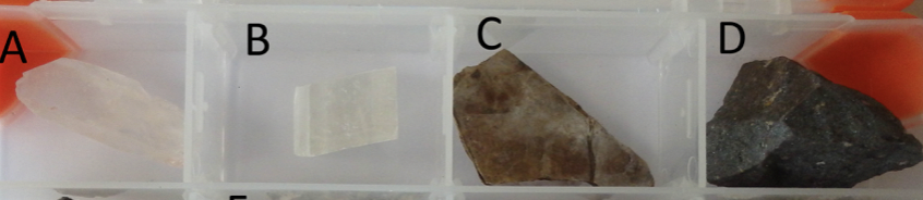 Solved Which one of these has conchoidal fracture? Im | Chegg.com