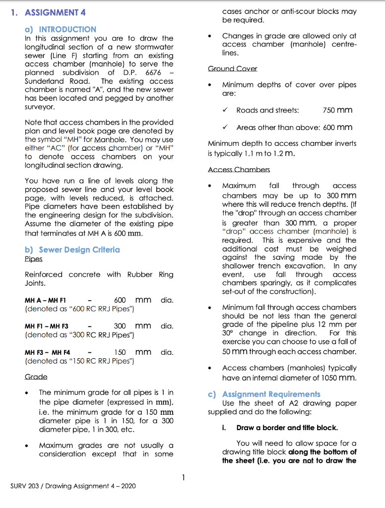 1. ASSIGNMENT 4 cases anchor or anti-scour blocks may | Chegg.com