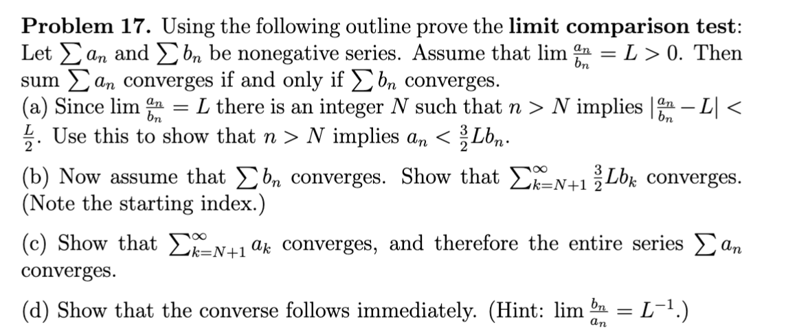 Solved Problem 17. ﻿Using the following outline prove the | Chegg.com