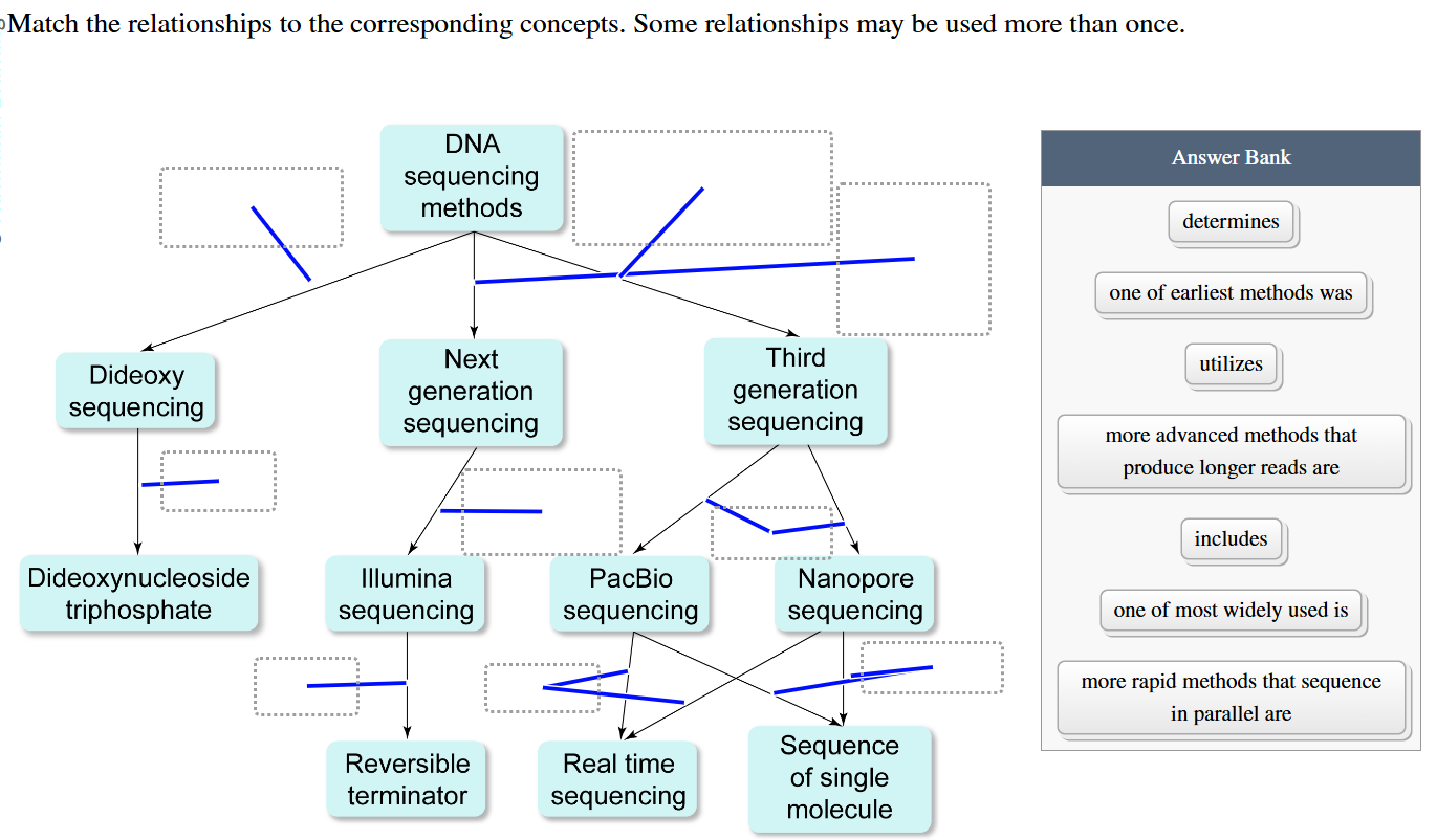 Solved Match the relationships to the corresponding | Chegg.com