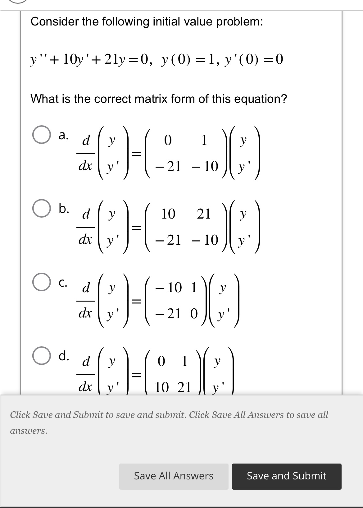 Solved Click Save and Submit to save and submit. Click Save | Chegg.com