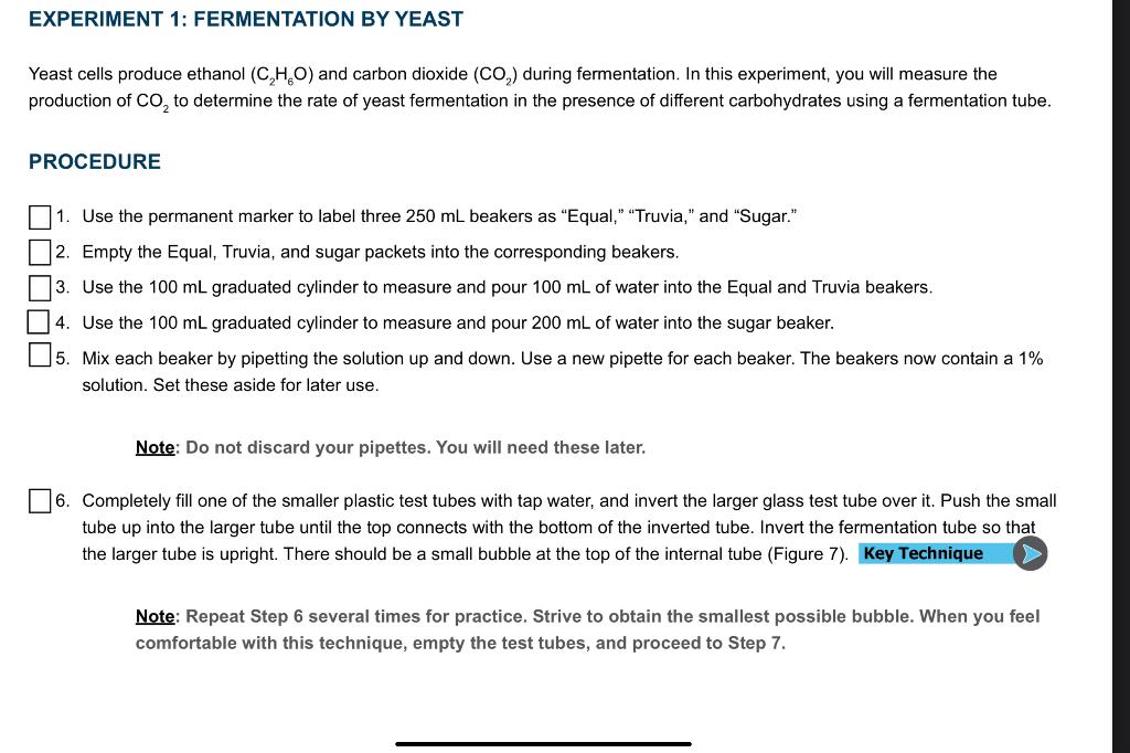 Metabolism Experiment 1: Fermentation by Yeast Data | Chegg.com