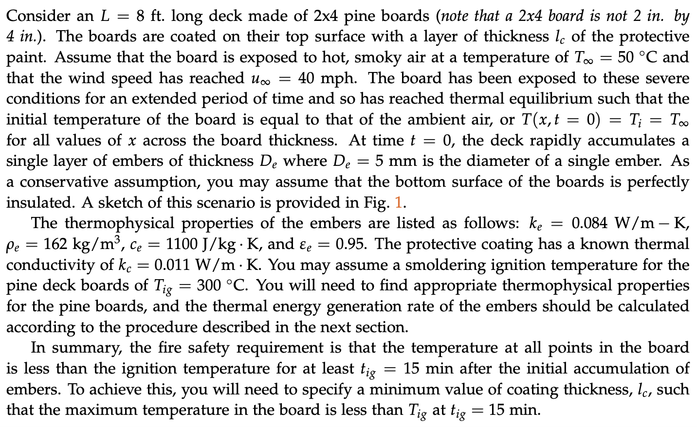 Solved Consider an L=8ft. long deck made of 2×4 pine boards | Chegg.com