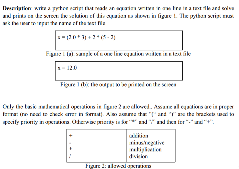 Solved Description: write a python script that reads an | Chegg.com