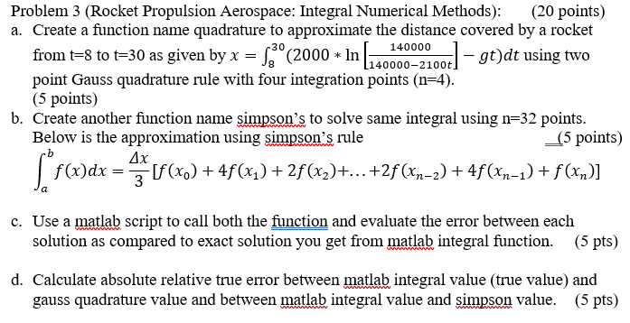 Solved Use Matlab, Provide script and any command window | Chegg.com
