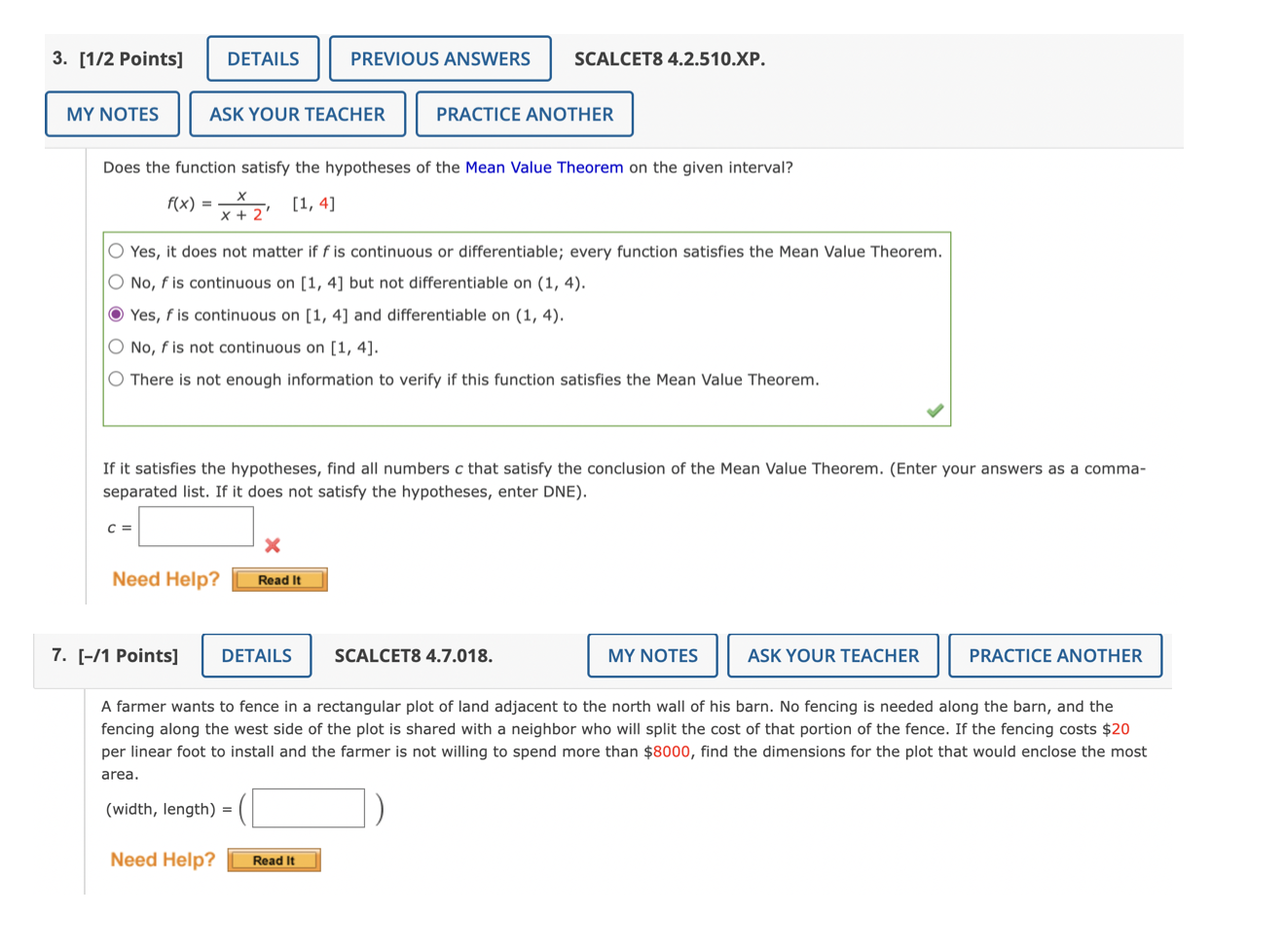 Solved 3. [1/2 Points] DETAILS PREVIOUS ANSWERS SCALCET8 | Chegg.com