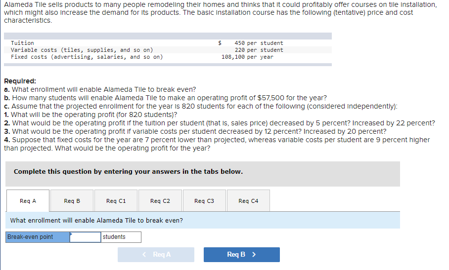 Solved I was able to get the first part done, but I am | Chegg.com