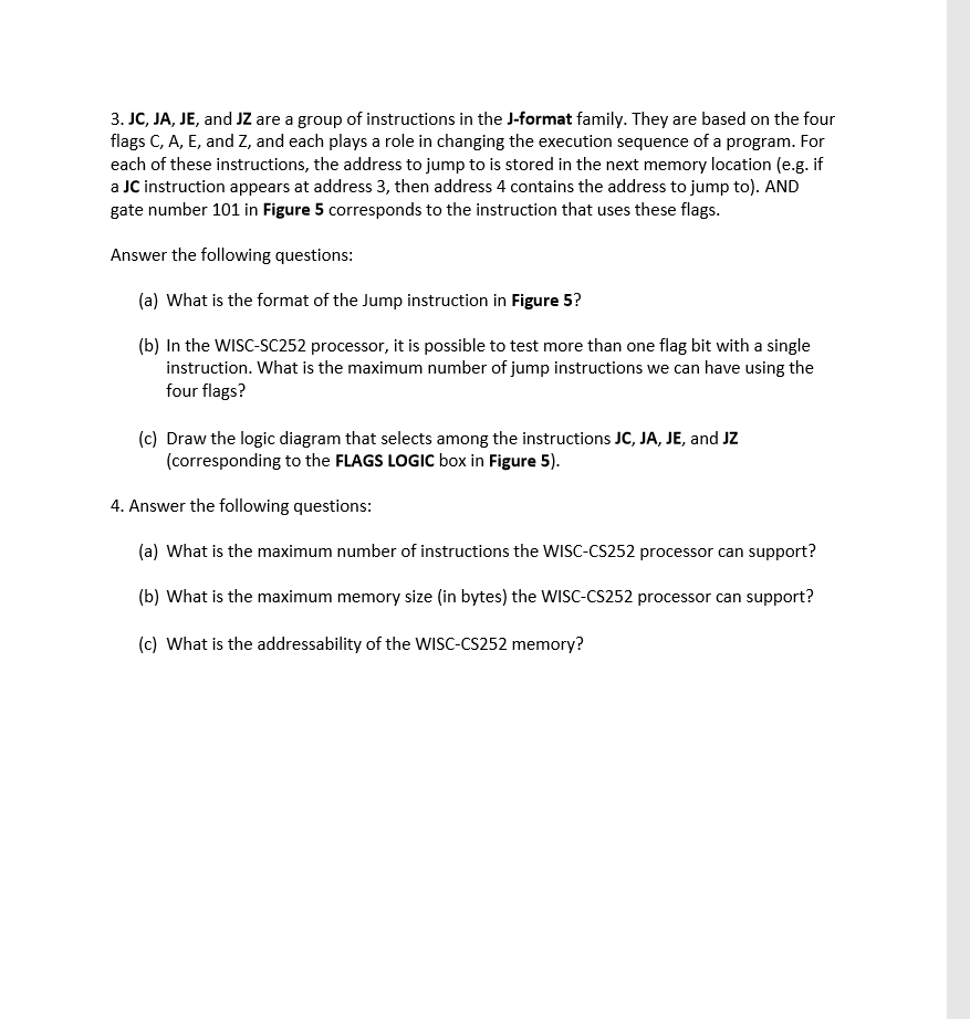 1. What is the format of the jump instruction in | Chegg.com