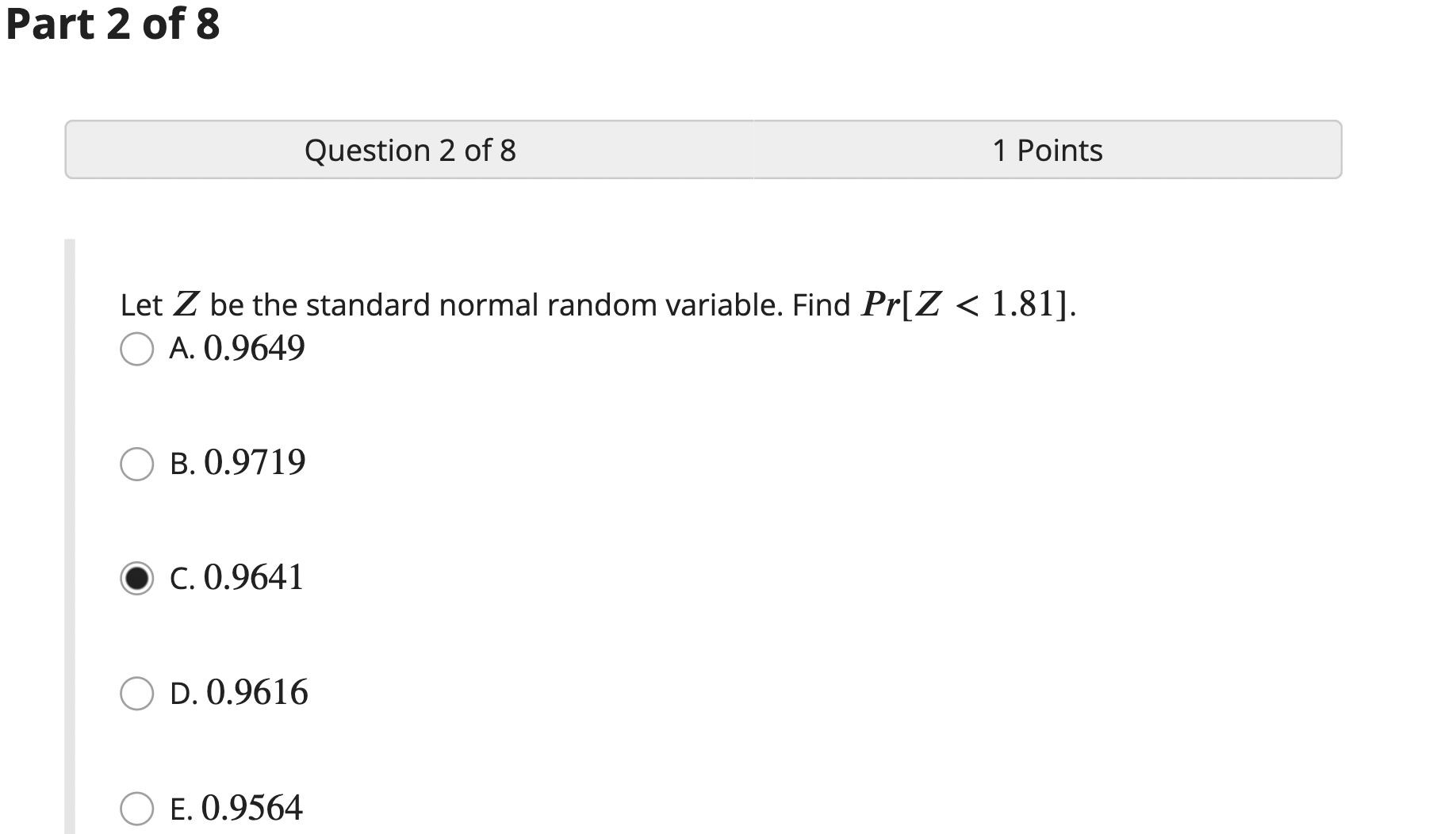 Solved Let Z be the standard normal random variable. Find | Chegg.com