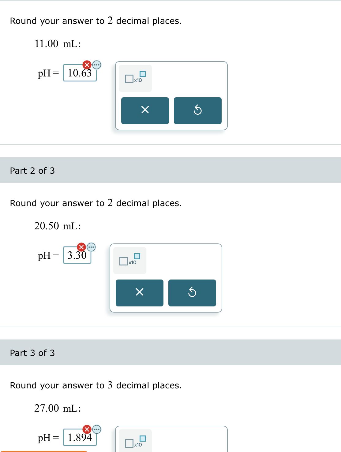 Round your answer to 2 ﻿decimal | Chegg.com