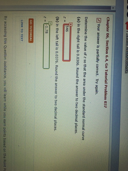 Solved Chapter 06, Section 6.4, Go Tutorial Problem 037 27 | Chegg.com