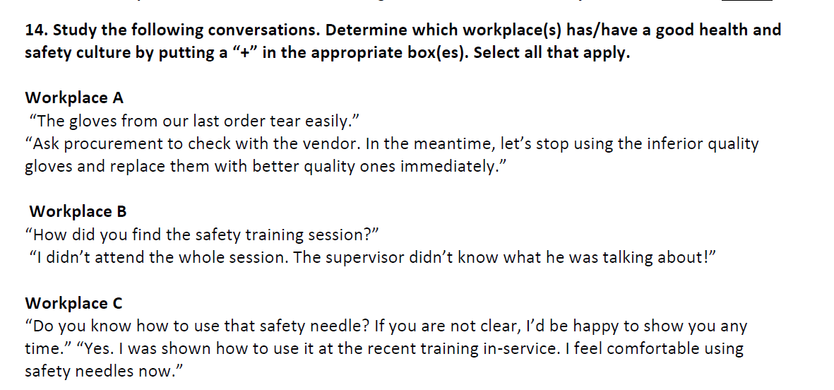 Solved 14. Study the following conversations. Determine | Chegg.com