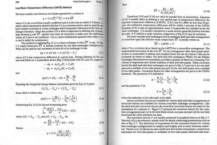 Solved 3 Describe Log Mean Temperature Difference method | Chegg.com