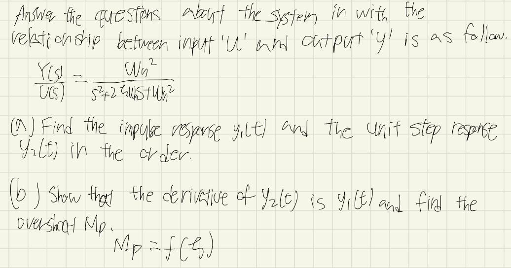 Solved Answer the questions about the system in with the | Chegg.com