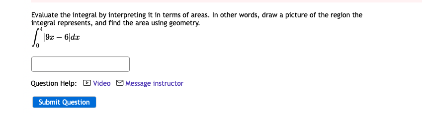 Solved Evaluate the integral by interpreting it in terms of | Chegg.com