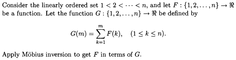Consider the linearly ordered set 1