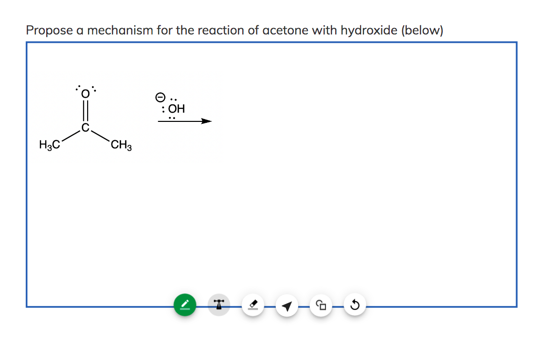Solved Propose a mechanism for the reaction of acetone with | Chegg.com
